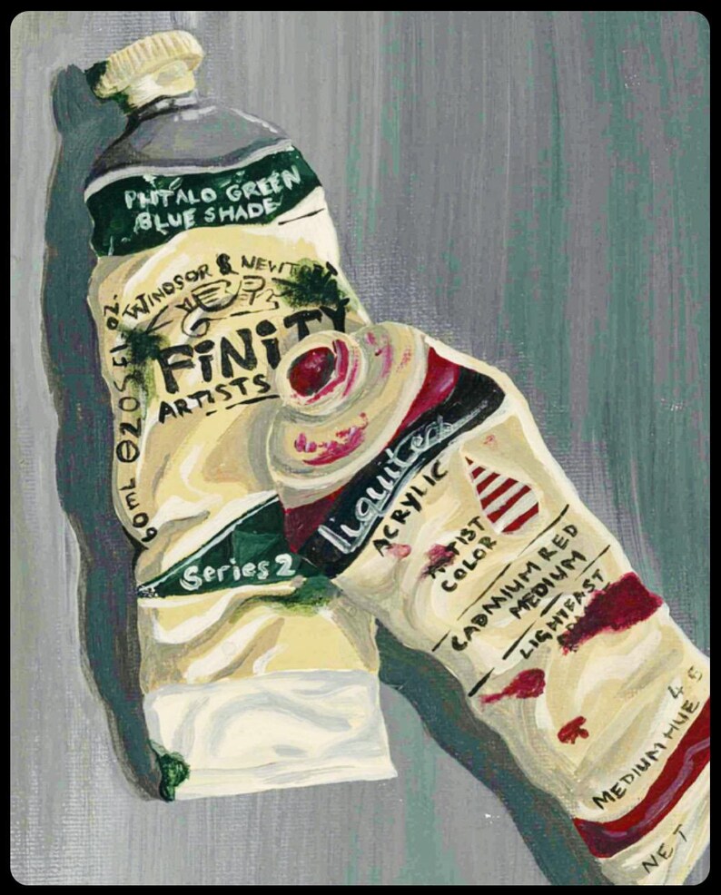 Paint Tubes Print - Etsy
