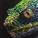 Snake - Coloured Pencil Drawing on Paper - Etsy