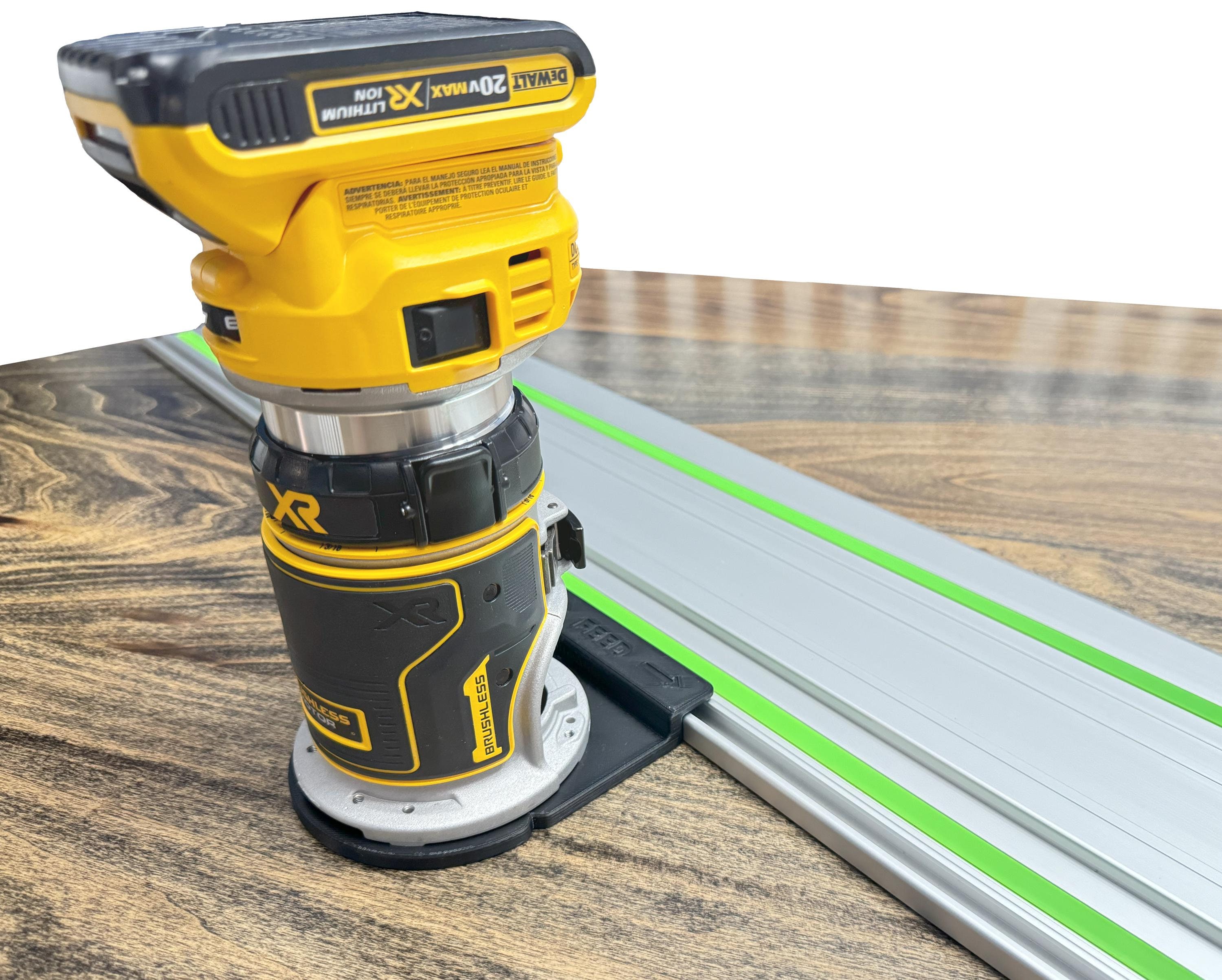 Guide Rail Adapter for Dewalt DCW600B and DWP611 Routers - Made in USA ...