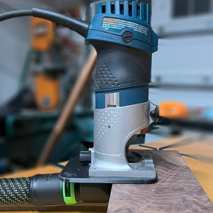 Dust Collection Sub-base With Fittings for Bosch Colt 1-HP Trim Router ...