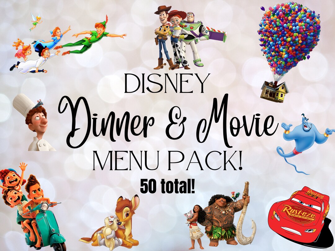 Magical Mystery Family Dinner & Movie Night Cards -50 in Total! INSTANT ...