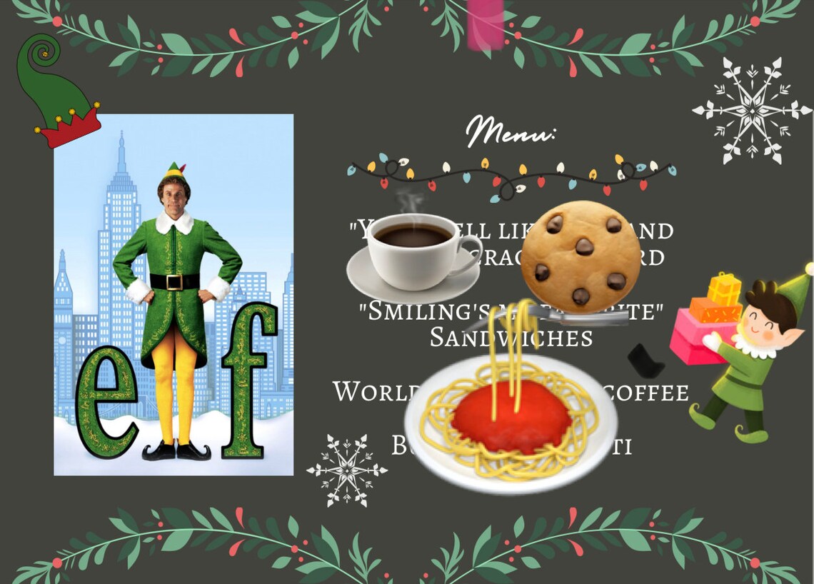 12 Days of Christmas Movie & Dinner Cards! WITH RECIPES! Instant ...