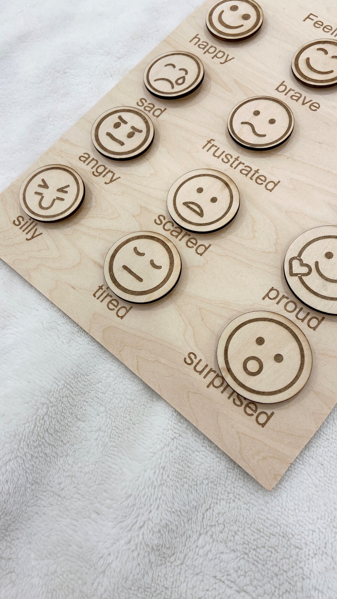 Kids Feelings Chart Social Emotional Learning Montessori - Etsy