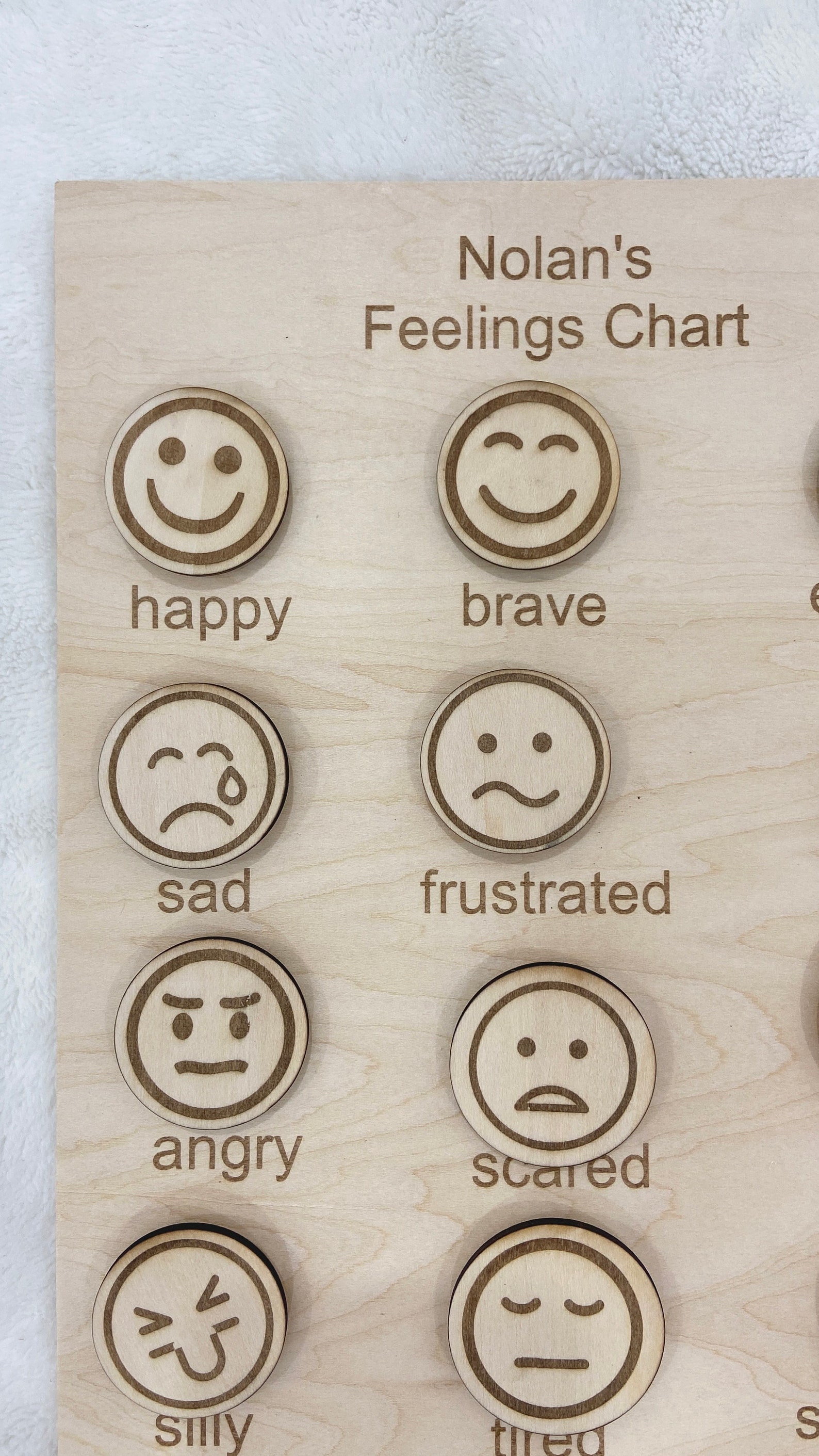 Kids Feelings Chart Social Emotional Learning Montessori - Etsy