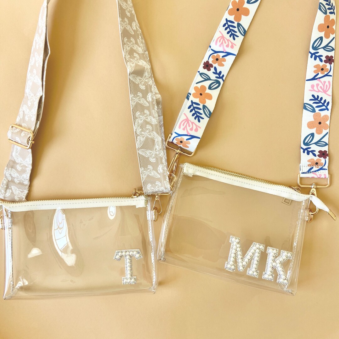Custom Clear Bag for Stadium Music Festival Crossbody Clear Purse for ...