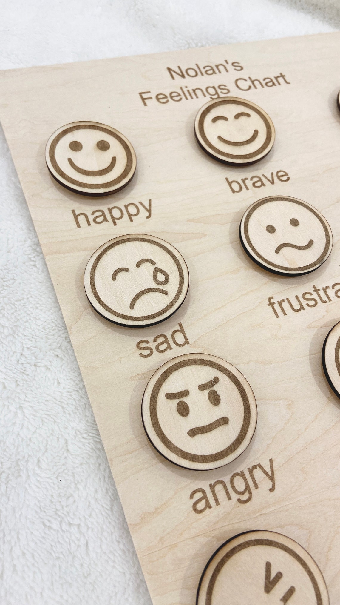 Kids Feelings Chart Social Emotional Learning Montessori - Etsy