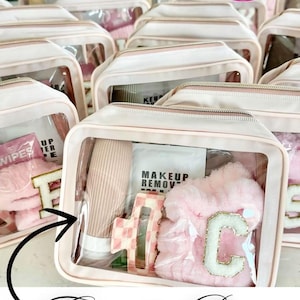 Slumber Party Kit Makeup Bag Spa Party Favor Bulk Goodie Bag for Teen ...