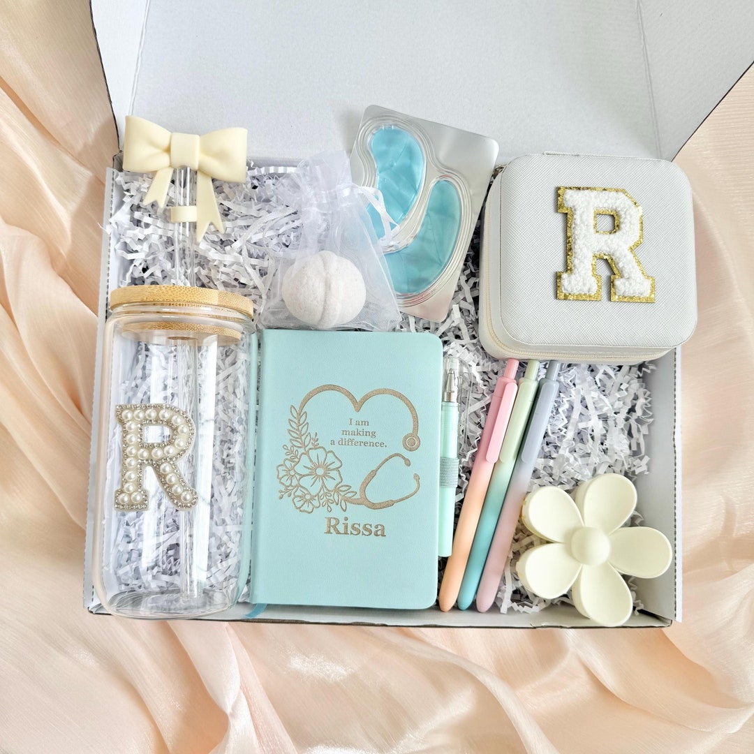 Personalized Nurse Care Package Gift Box Nurse Spa Pamper Thank You ...