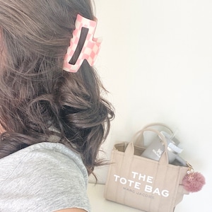 Retro Checker Hair Claw Clip Retro Hair Accessories Hair Claw Clip ...