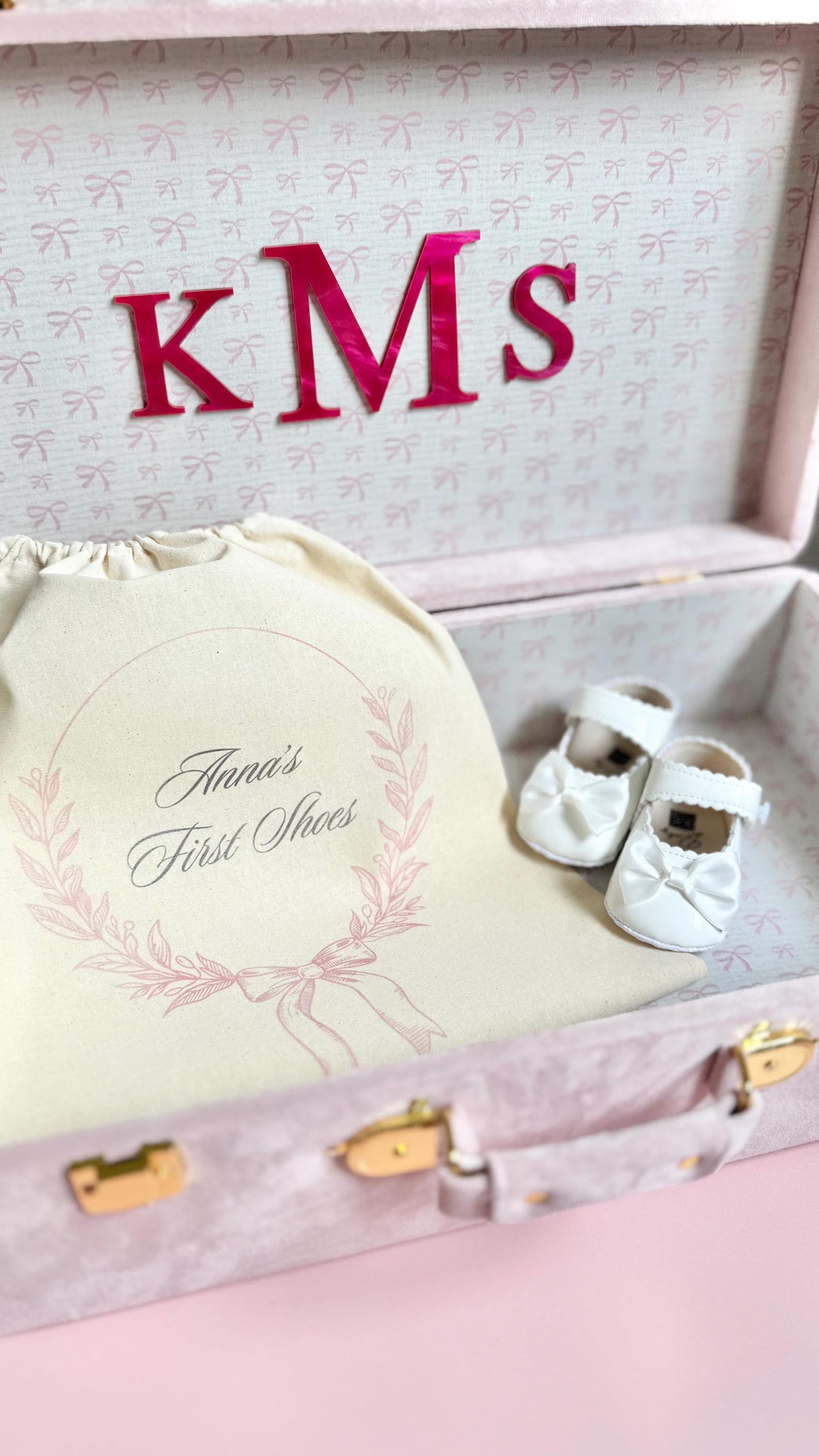 Personalized Dust Bag for Keepsake Trunk Baby Clothes Storage for ...
