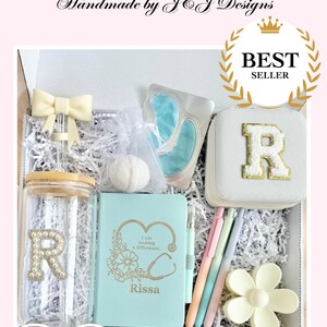 Personalized Nurse Care Package Gift Box Nurse Spa Pamper Thank You Gift Basket Bulk Nurses Week ...