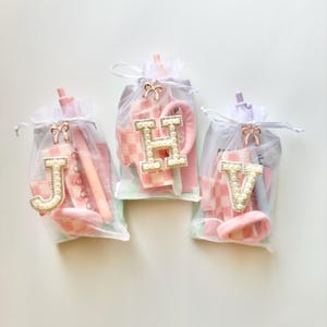 Goodie Bag Party Favor for Pajama Party Girl Birthday Treat Bag for 9 ...