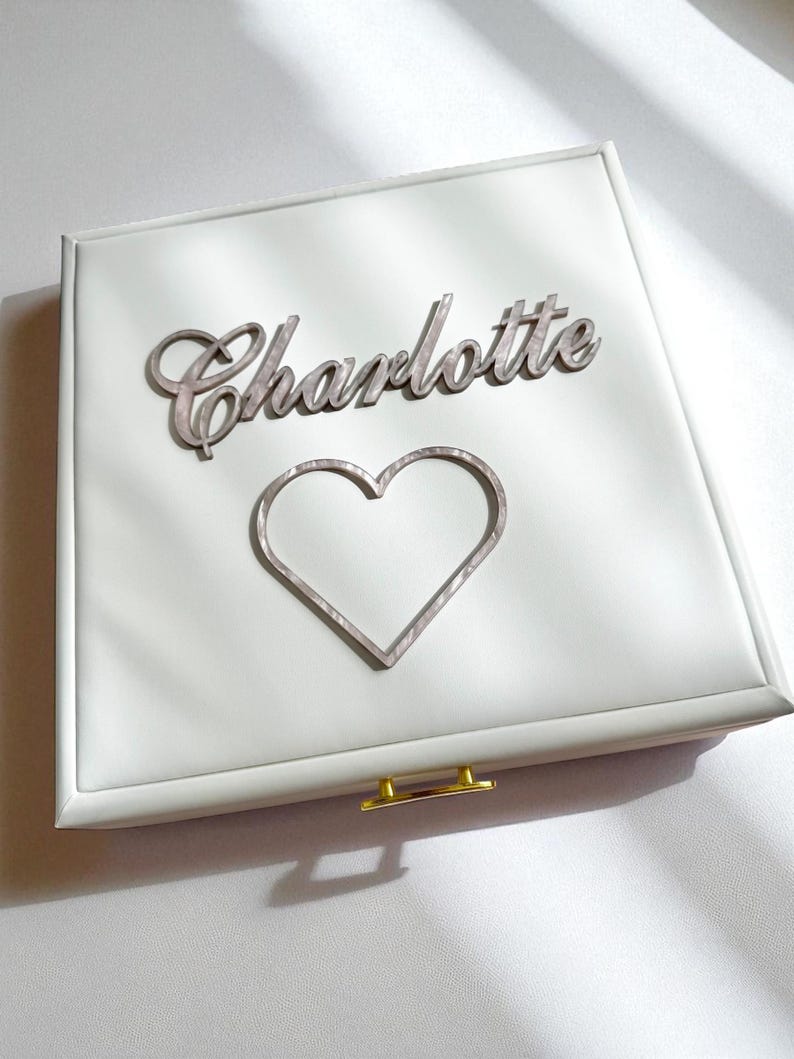 Teen Jewelry Box With Name for Girl Large Jewelry Case Tween Niece ...