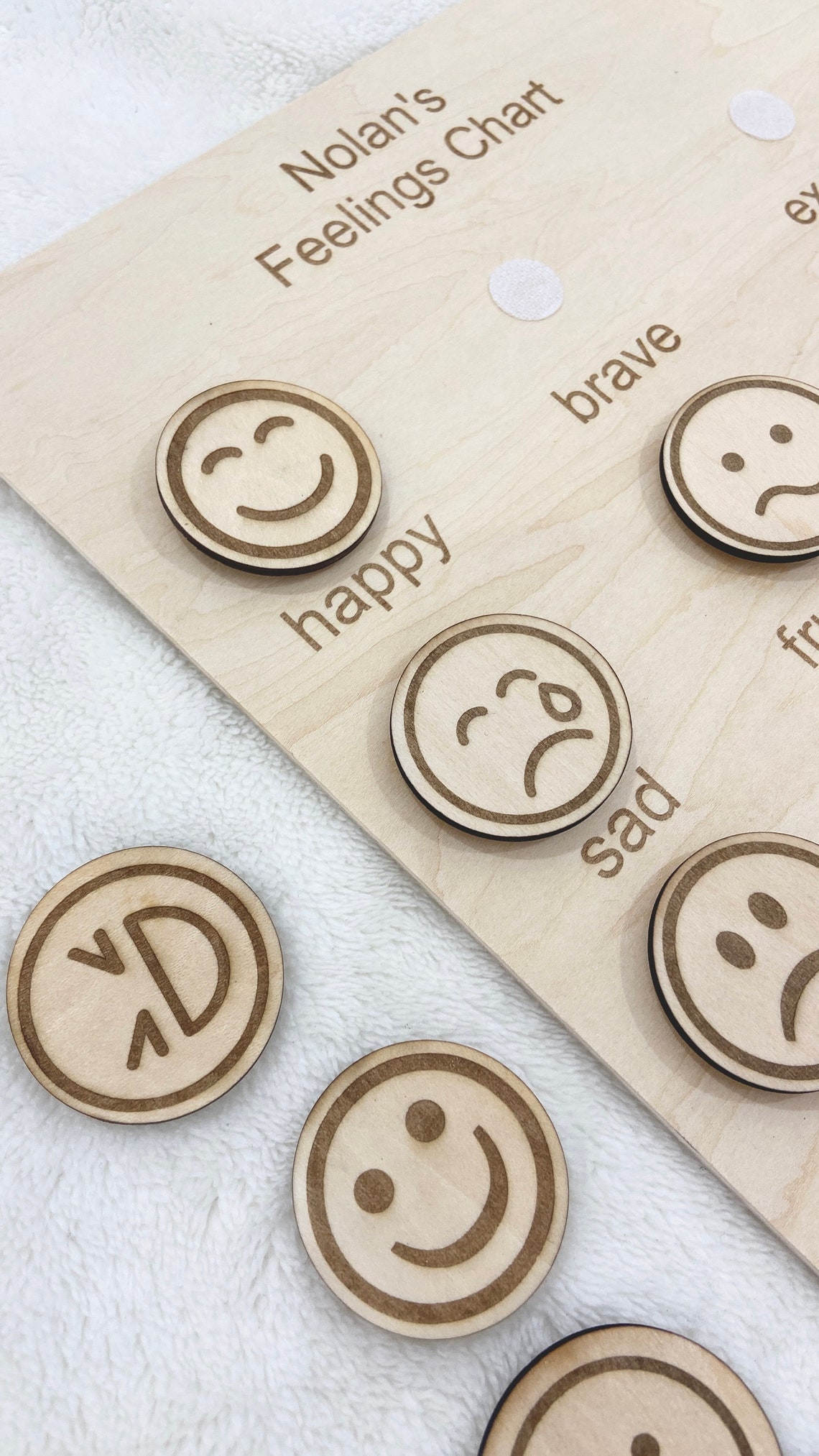 Kids Feelings Chart Social Emotional Learning Montessori - Etsy