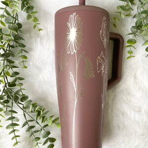 Personalized 30oz Brümate Era Engraved Birth Flower Tumbler for ...