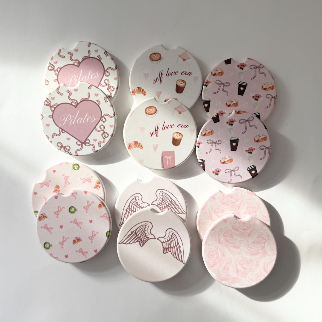 Car Coaster for Girl Preppy Car Accessories for Daughter Sweet 16 ...