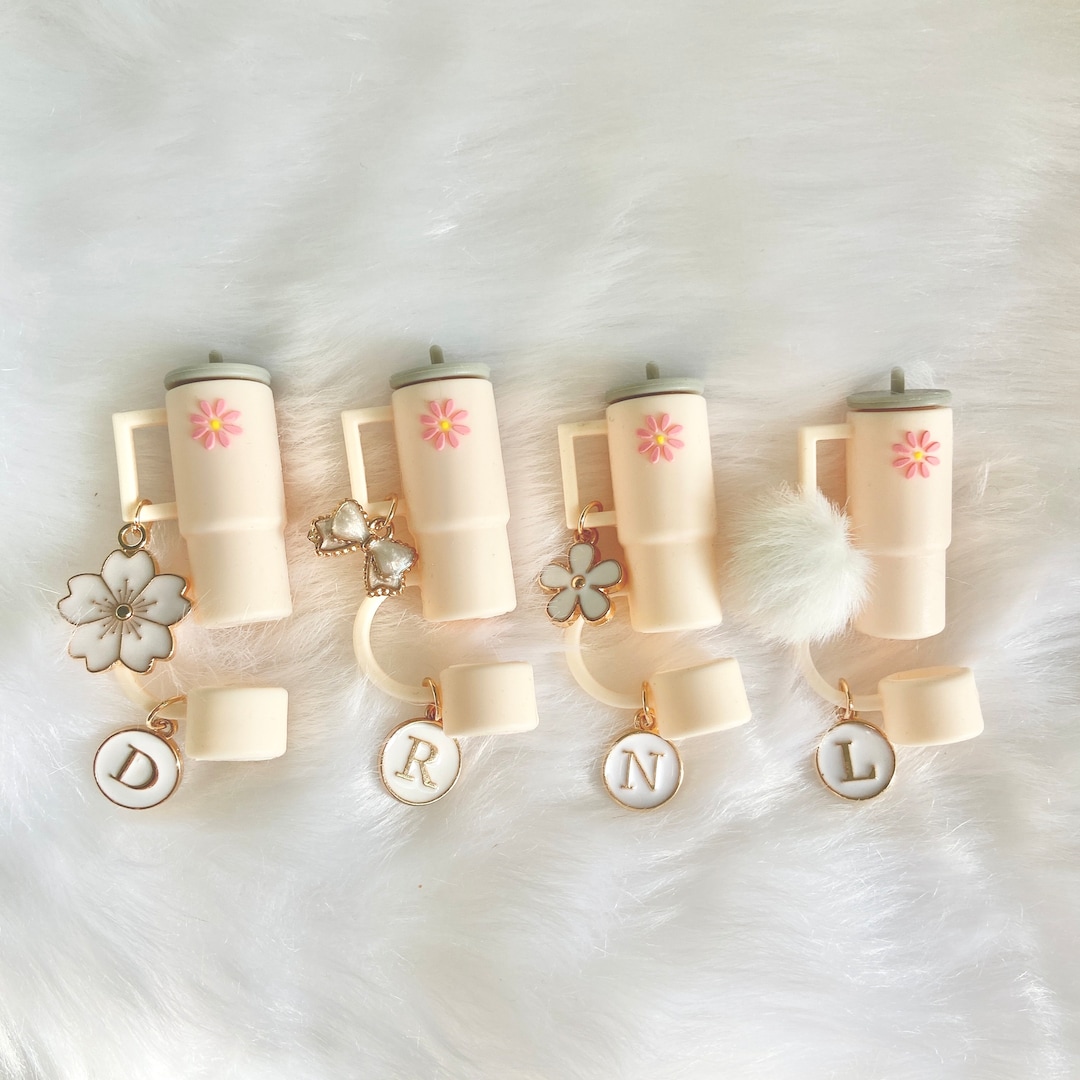 Straw Cap for Tumbler Cup Accessory Straw Charm 40oz Quencher Water ...