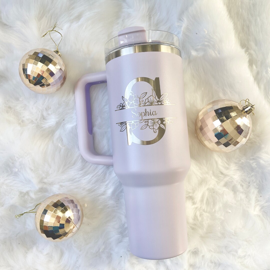 Engraved Stanley Cup Tumbler Engraved Name Initial Stanley Cup 40 Oz ...