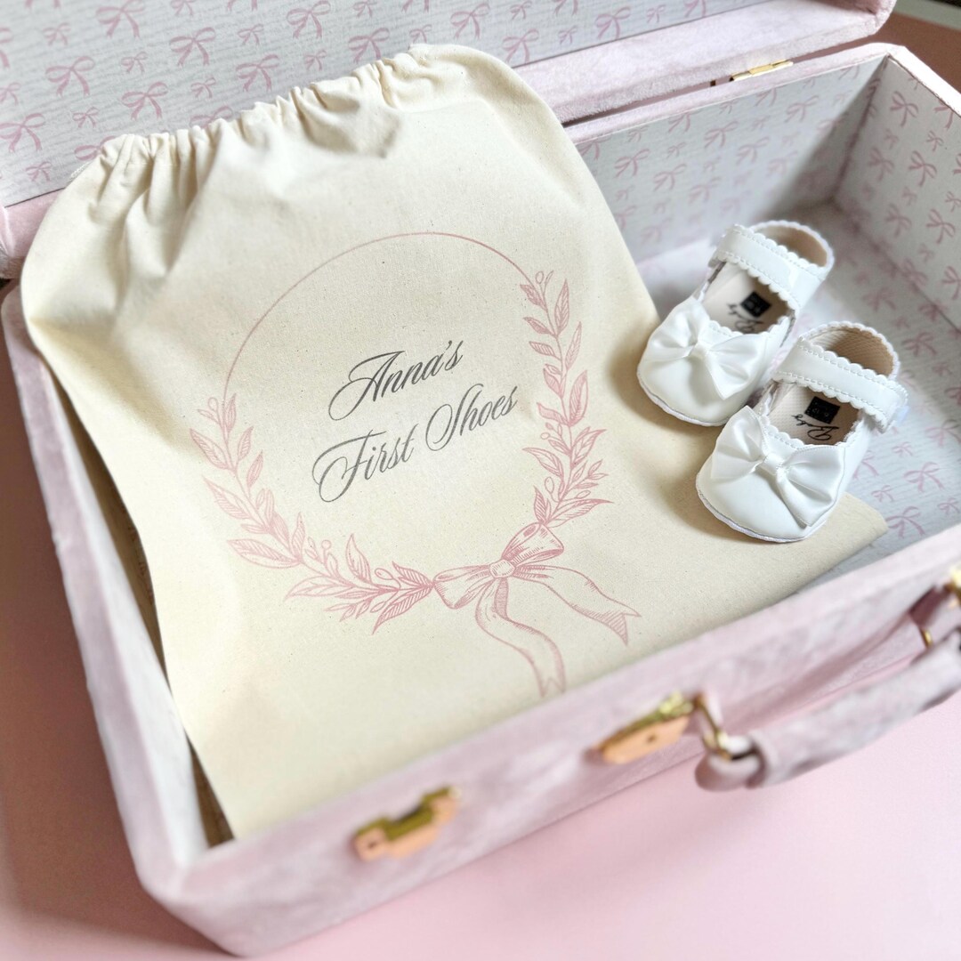 Personalized Dust Bag for Keepsake Trunk Baby Clothes Storage for ...