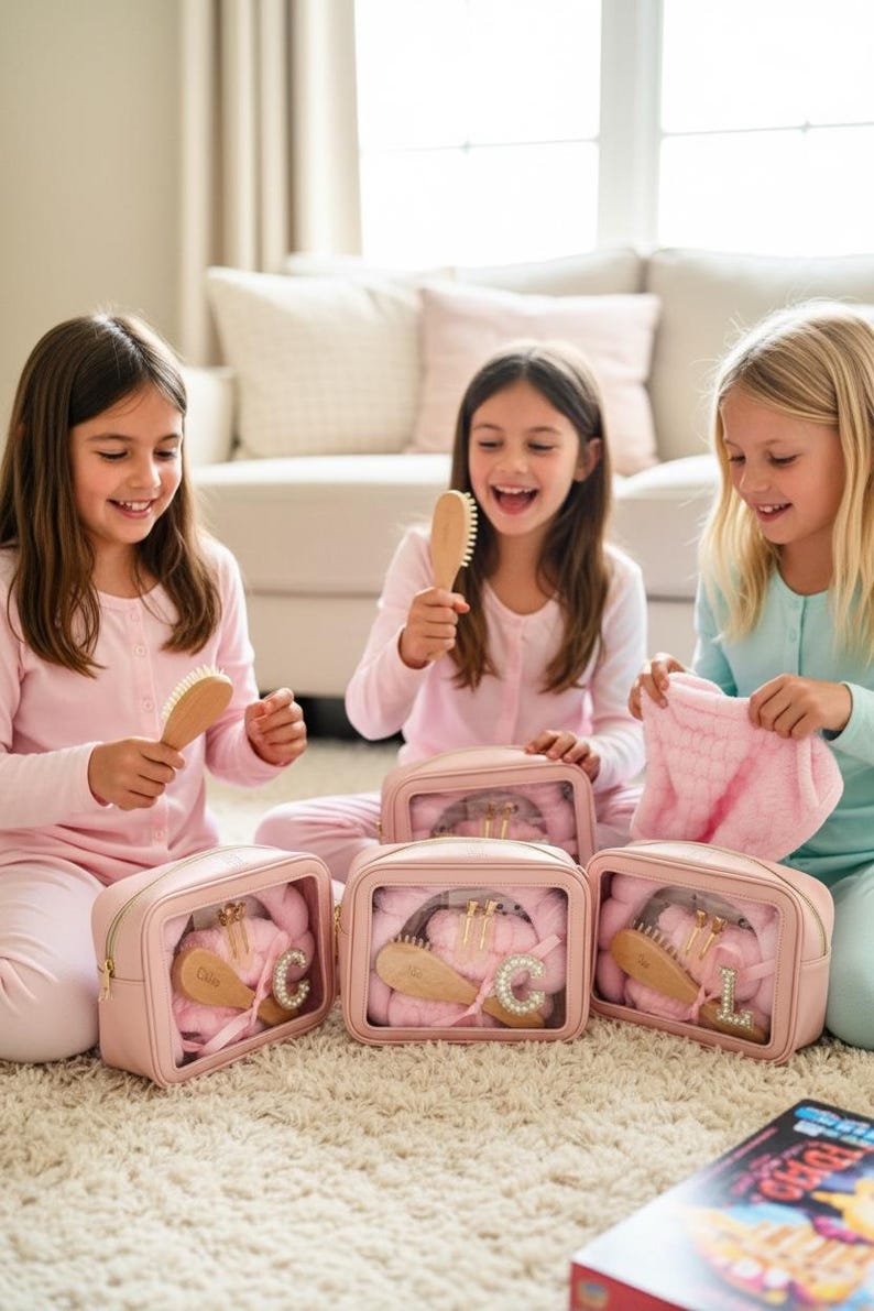Custom Party Favor Gift Bag for Tween 10th Birthday Girl Spa Pajama ...