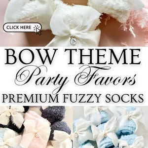 Fuzzy Socks Baby Shower Favor for Guest Party Favor for Tween Slumber ...