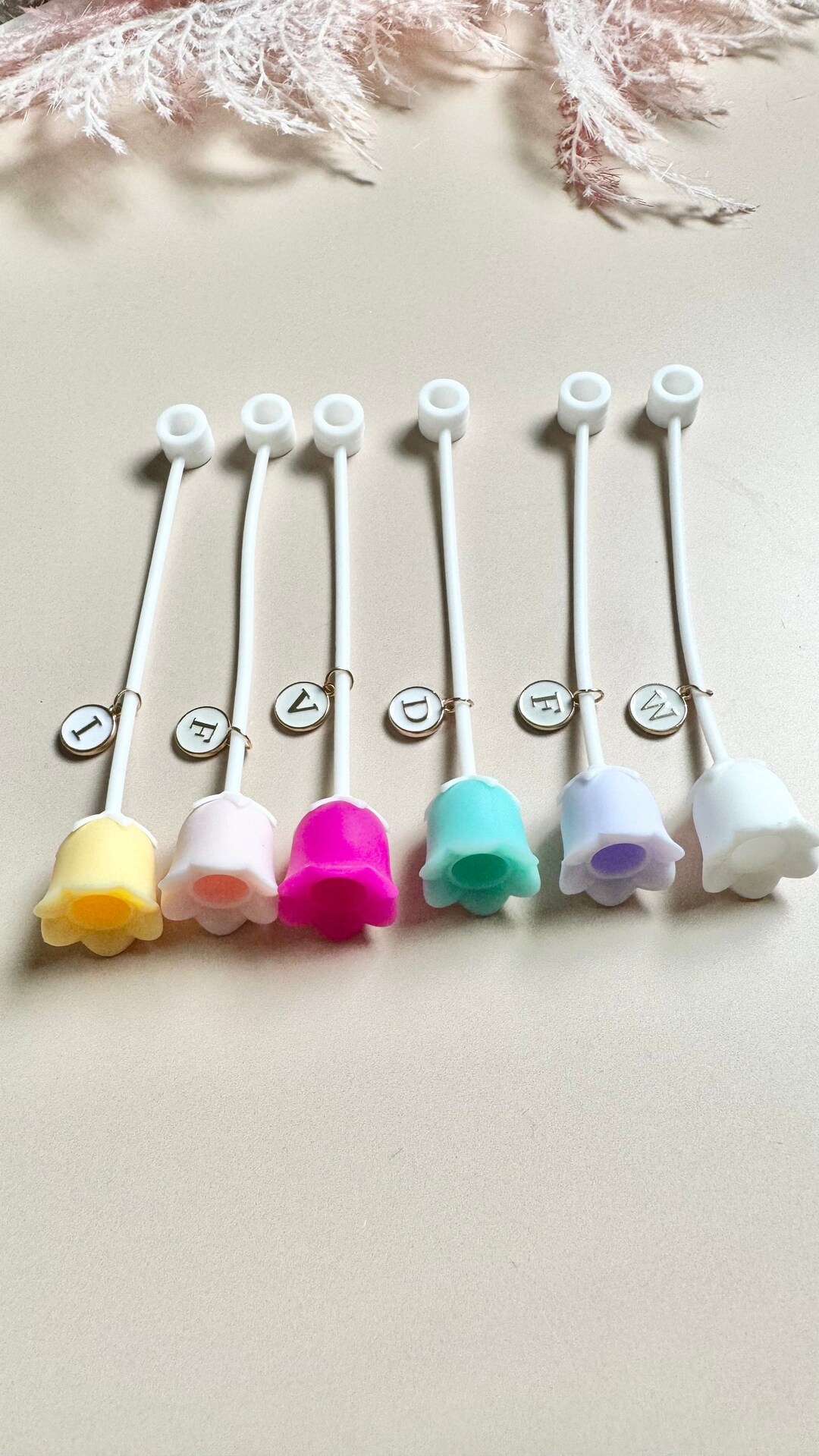 Tulip Straw Cap Tumbler Cup Accessory Straw Charm 40oz Quencher Water ...