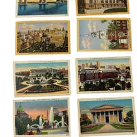 Four Small Vintage Postcards - Etsy