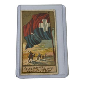 1887 N9 Allen and Ginter’s Flags of All Nations Samos Allen & Ginter ...