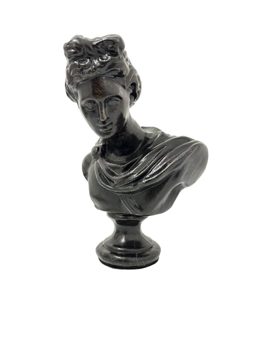 Beautiful Black Metal Bust of Greek God Apollo - Etsy