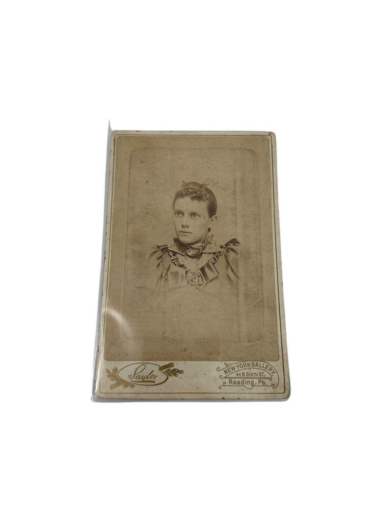 Antique Cabinet Card Photo 1880s Victorian A Striking Women Galleries ...