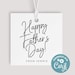 Father's Day Gift Tag Minimalist Happy Father's Day Cookie Tag Favor ...