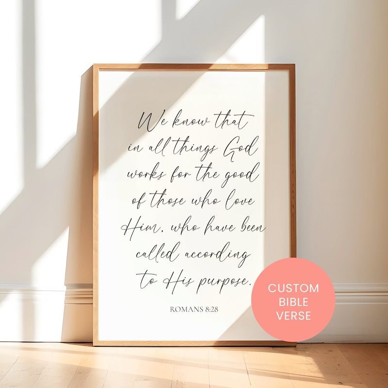 Custom Scripture Wall Art - Etsy