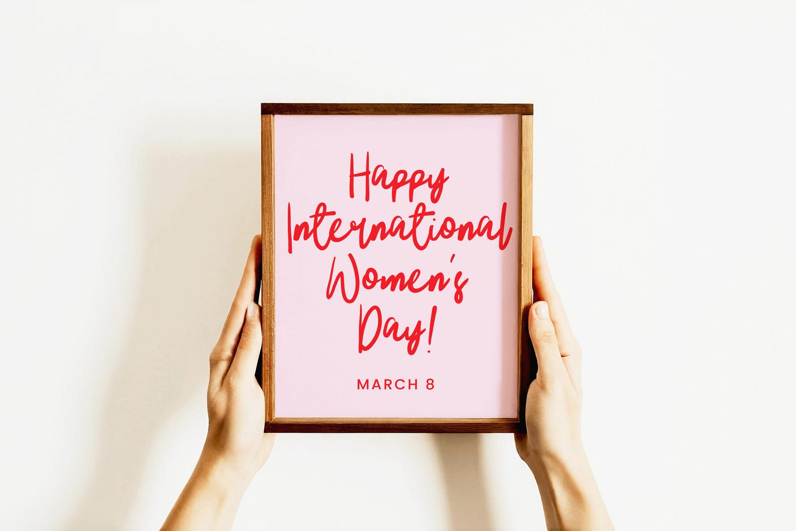 Happy International Women's Day Sign, International Women Day, Women's ...