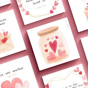 Memory Verses, Love Bible Verses, Valentines Scripture Cards, Bible ...