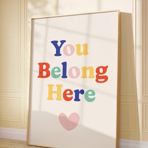 Classroom Poster Colorful Classroom Decor Motivational Classroom Wall ...