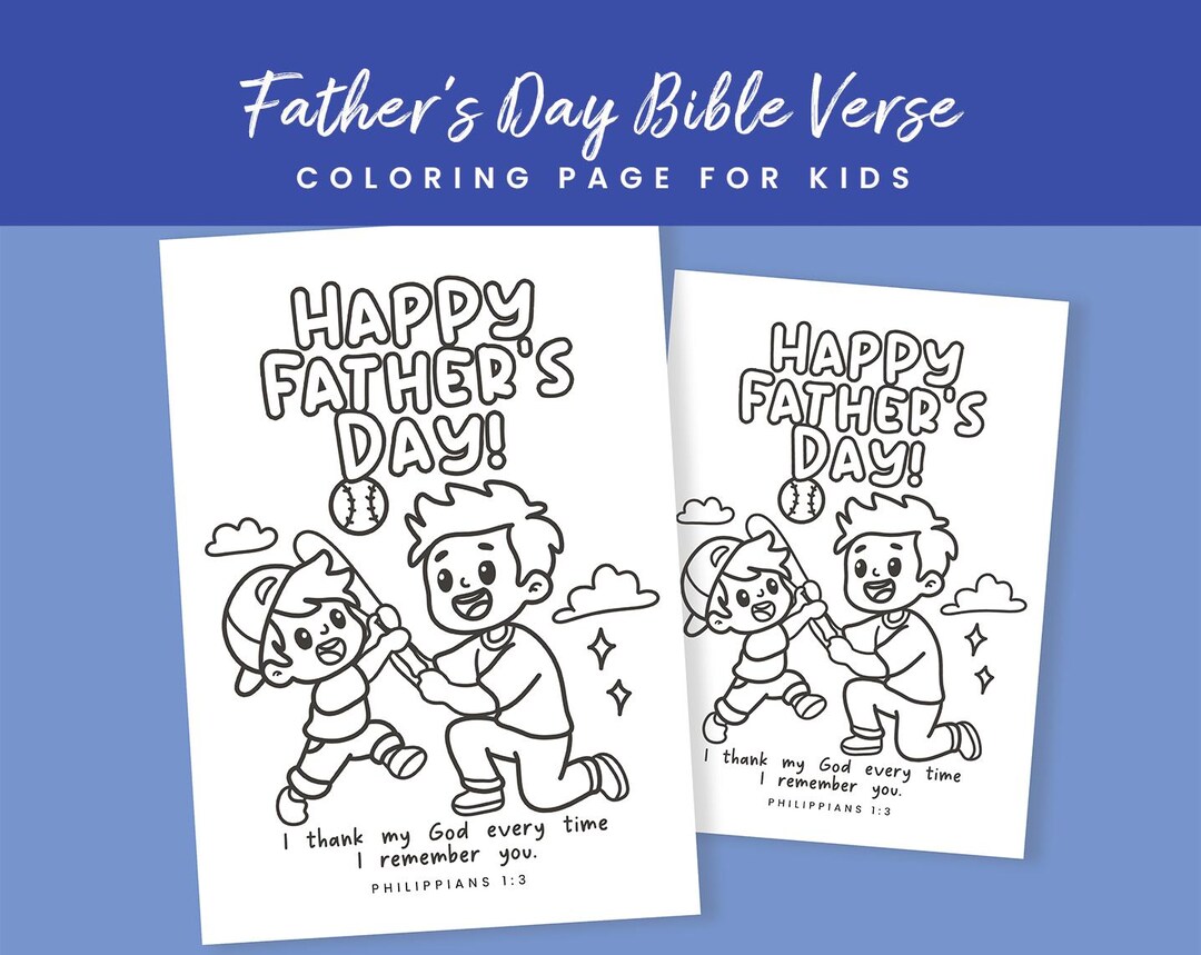 Fathers Day Bible Activity, Fathers Day Bible Craft, Fathers Day ...
