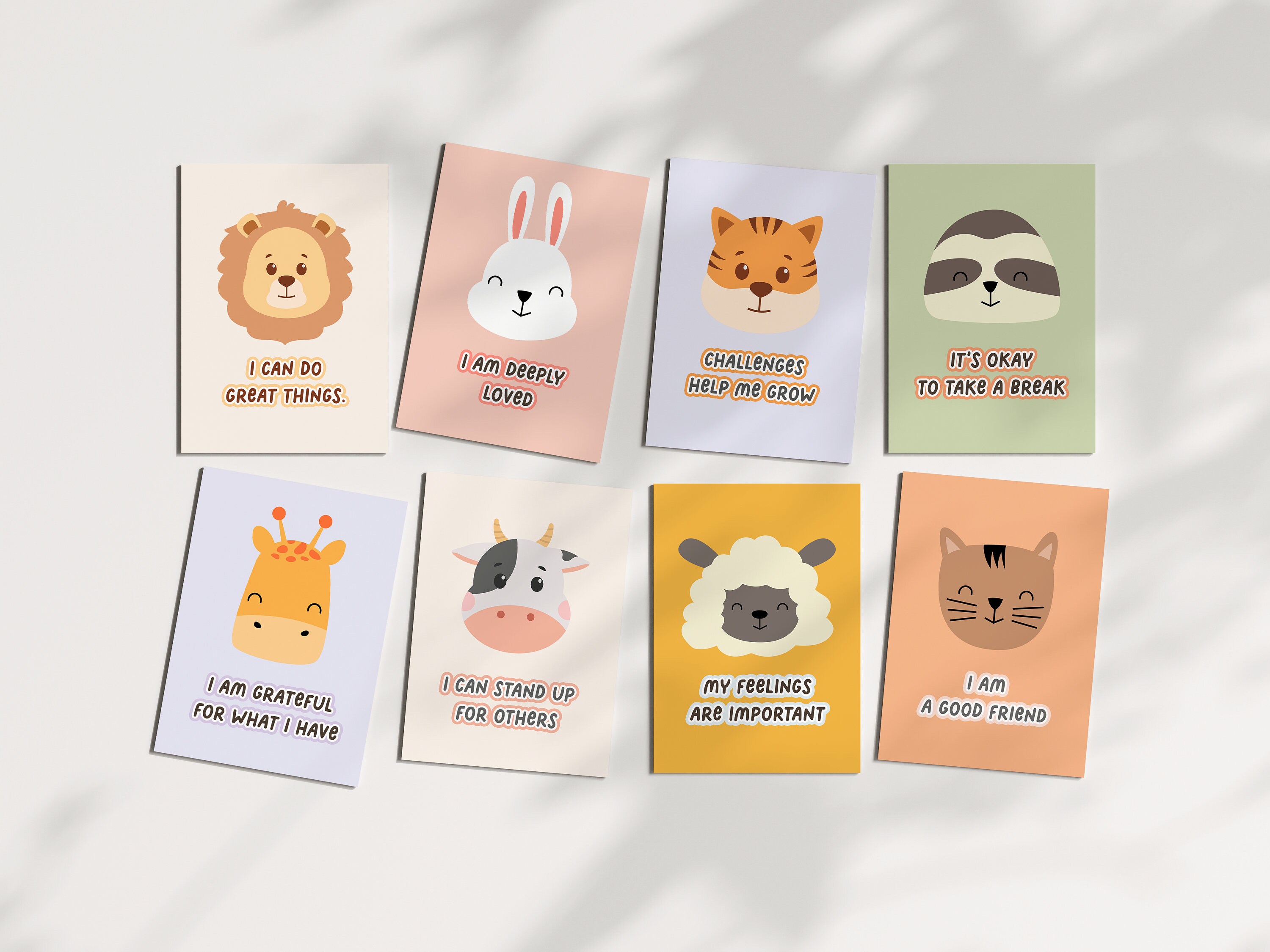 Positive Affirmation Cards for Kids, Encouragement, Classroom ...