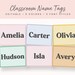 Editable Pastel Classroom Name Tags for Kids, Colorful Locker Labels ...