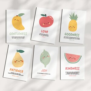 Fruits of the Spirit Bible Activity Bundle, Preschool Christian Kids ...