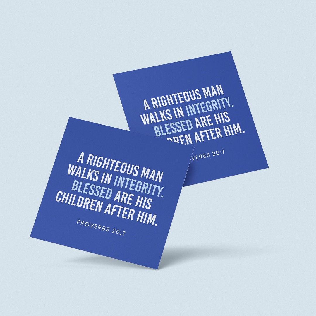 Father's Day Bible Verse Card Christian Father's Day Favor Tag Dad ...