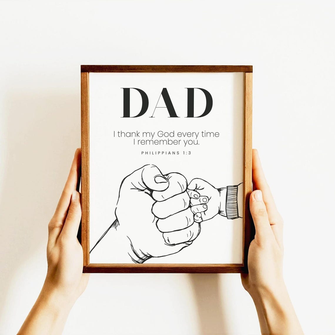 Christian Gift for Dad Bible Verse for Dad Christian Birthday Gift for ...