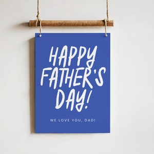 Happy Father's Day Sign, Happy Father's Day Poster, Party Welcome Sign ...