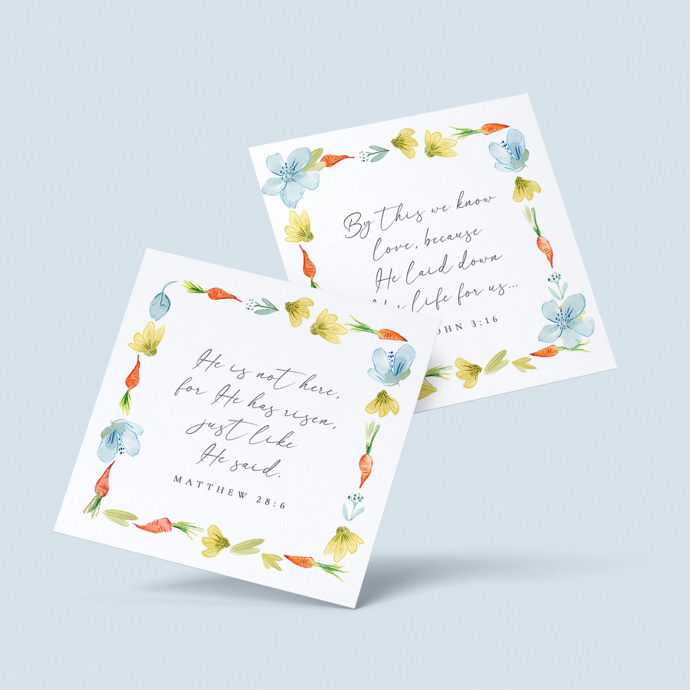 Memory Verses, Easter Bible Verses, Easter Scripture Cards, Bible ...