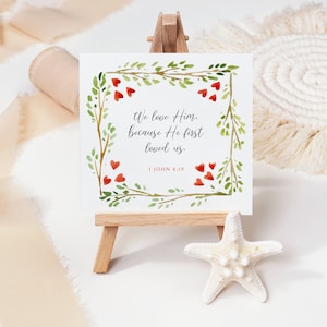 Wedding Bible Verses DIY Wedding Scripture Cards Christian Wedding ...