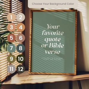 Custom Scripture Wall Art Personalized Housewarming Gift Christianity ...