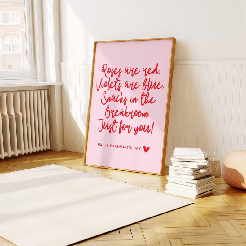 Valentines Office Decor, Valentines Party Welcome Sign, Valentine's Day ...