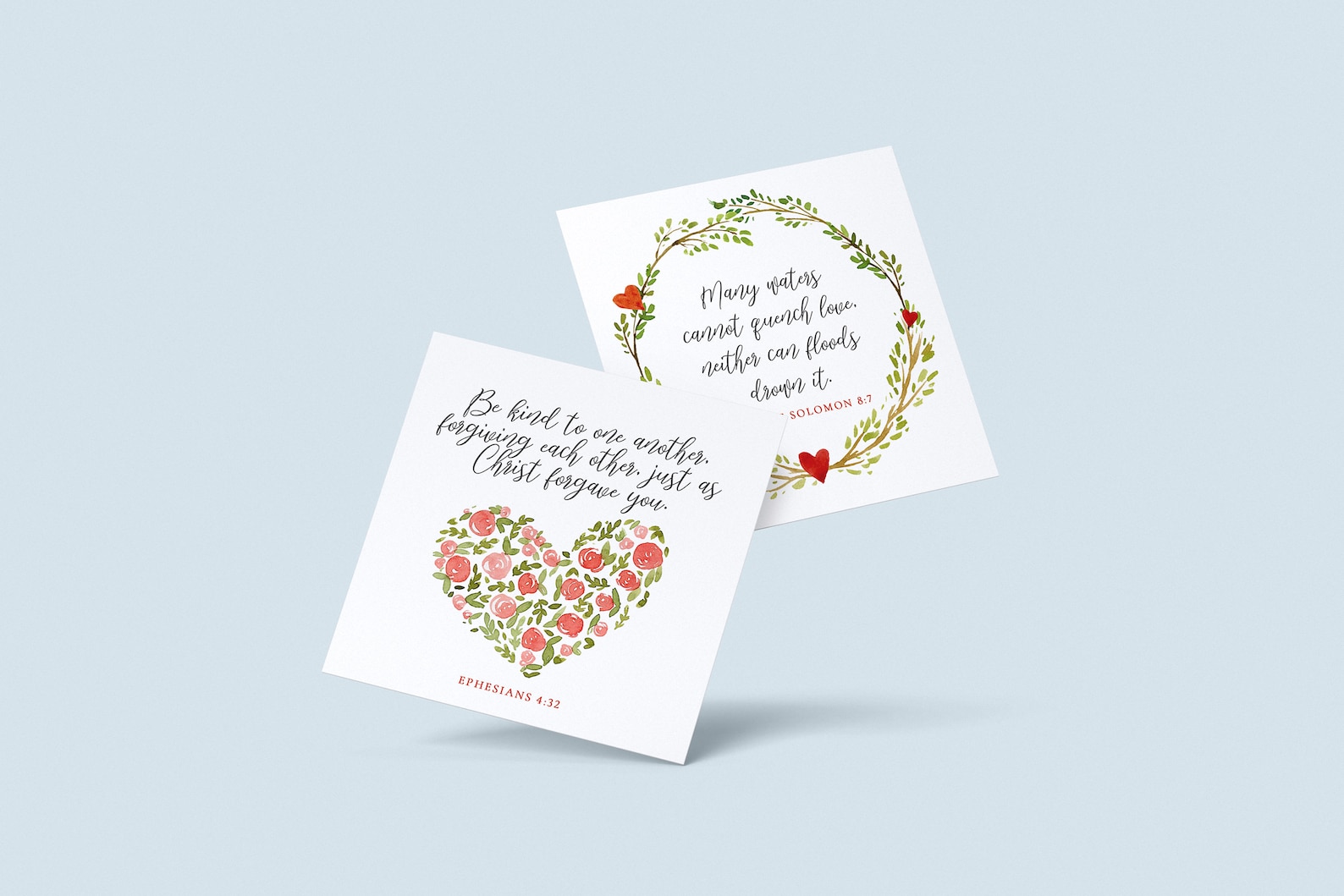 Wedding Bible Verses DIY Wedding Scripture Cards Christian Wedding ...