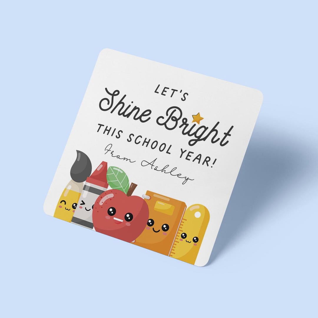 Editable First Day of School Tag Back to School Gift Tag Christian ...