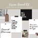 Minimalist Vision Board Kit, Vision Board Ideas, Elegant Vision Board ...