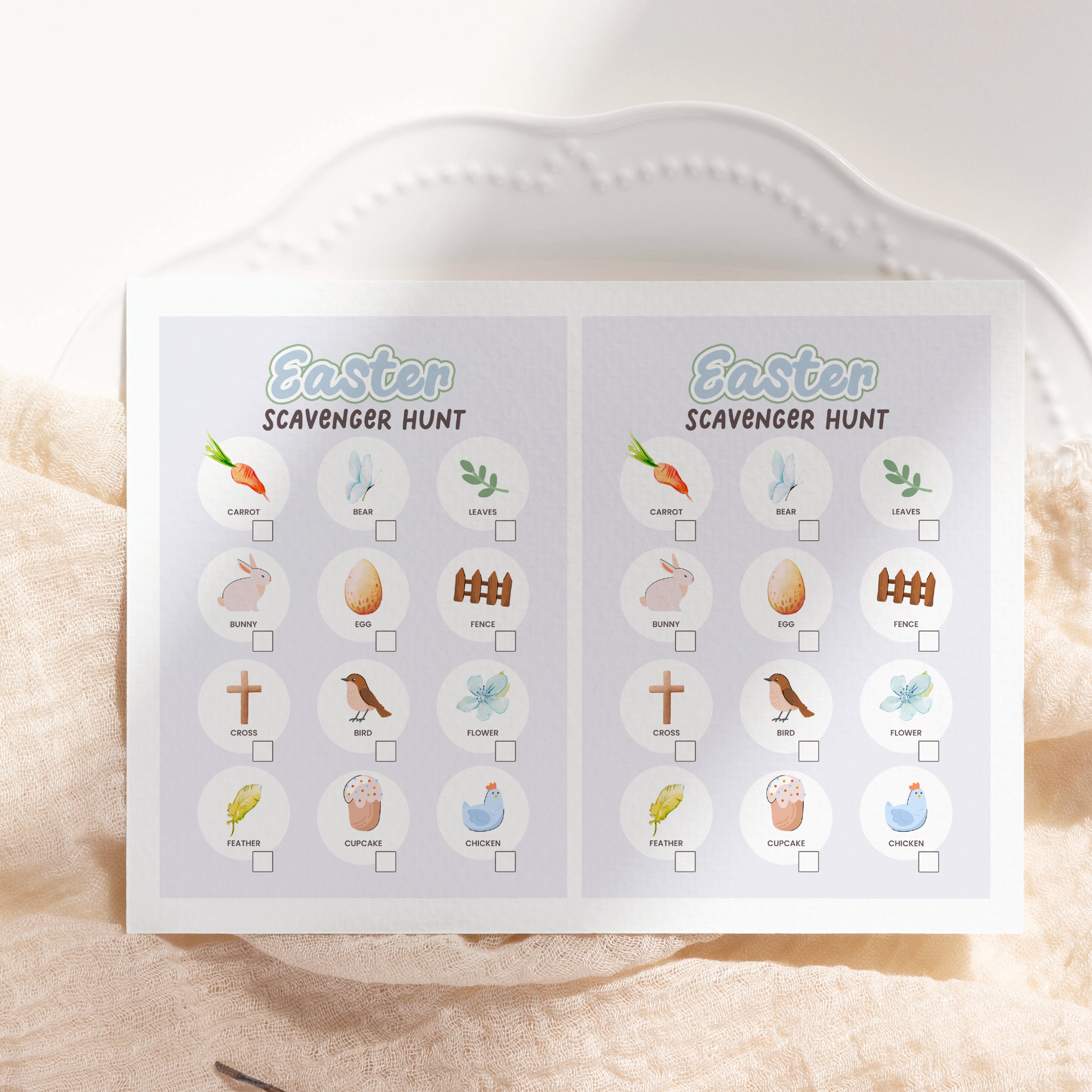 Easter Scavenger Hunt Game for Kids, Easter Games, Christian Easter ...